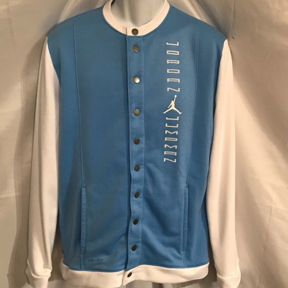 Jordan | Jackets & Coats | Jordan Whitesky Blue Drifit Side Body Emblem ...